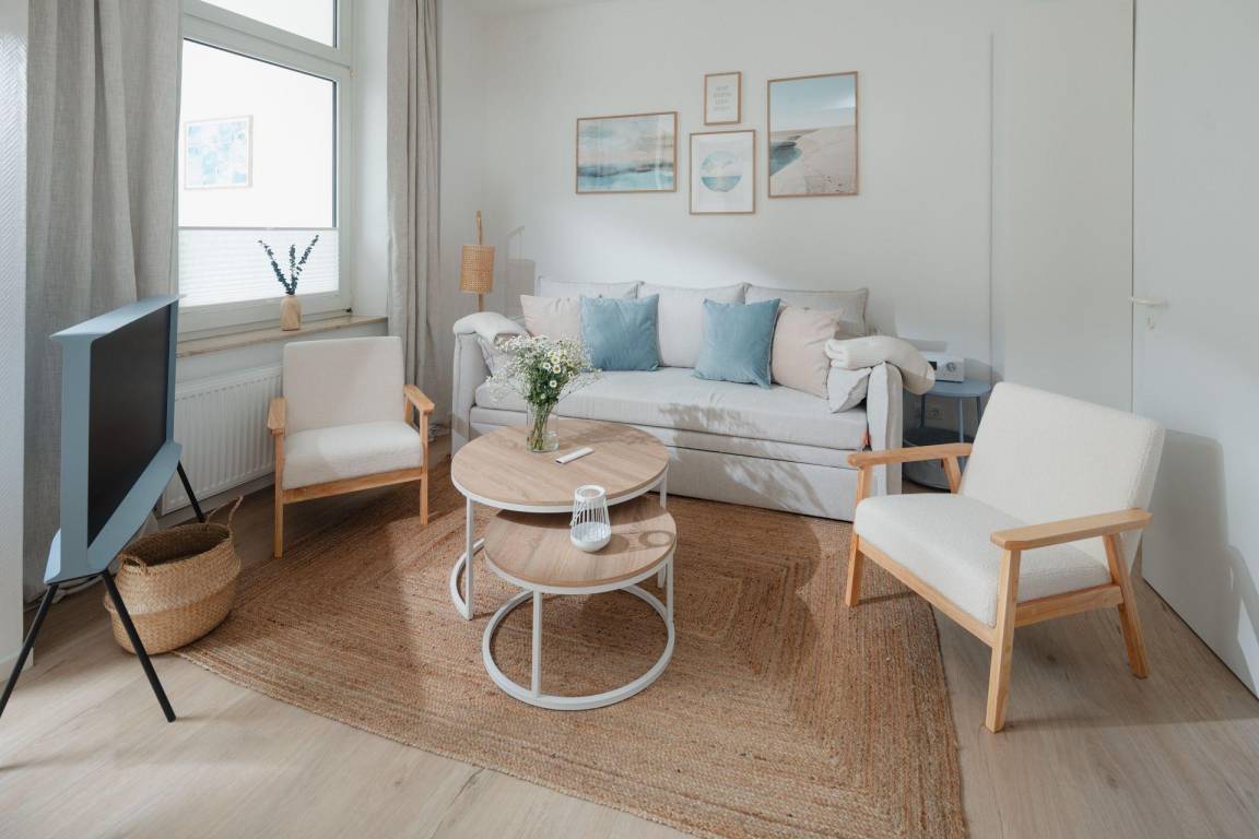 38 M² Ferienwohnung ∙ 1 Schlafzimmer ∙ 4 Gäste - Norderney