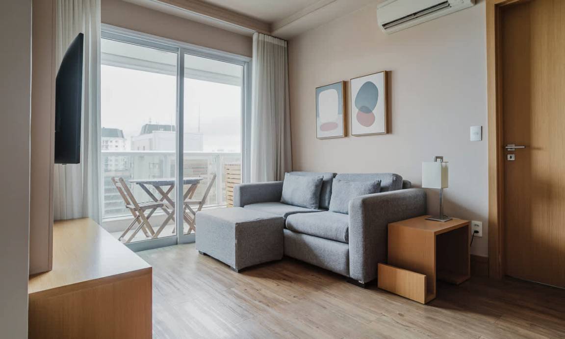 84 M² Apartamento ∙ 2 Quartos ∙ 4 Hóspedes - Santo Amaro