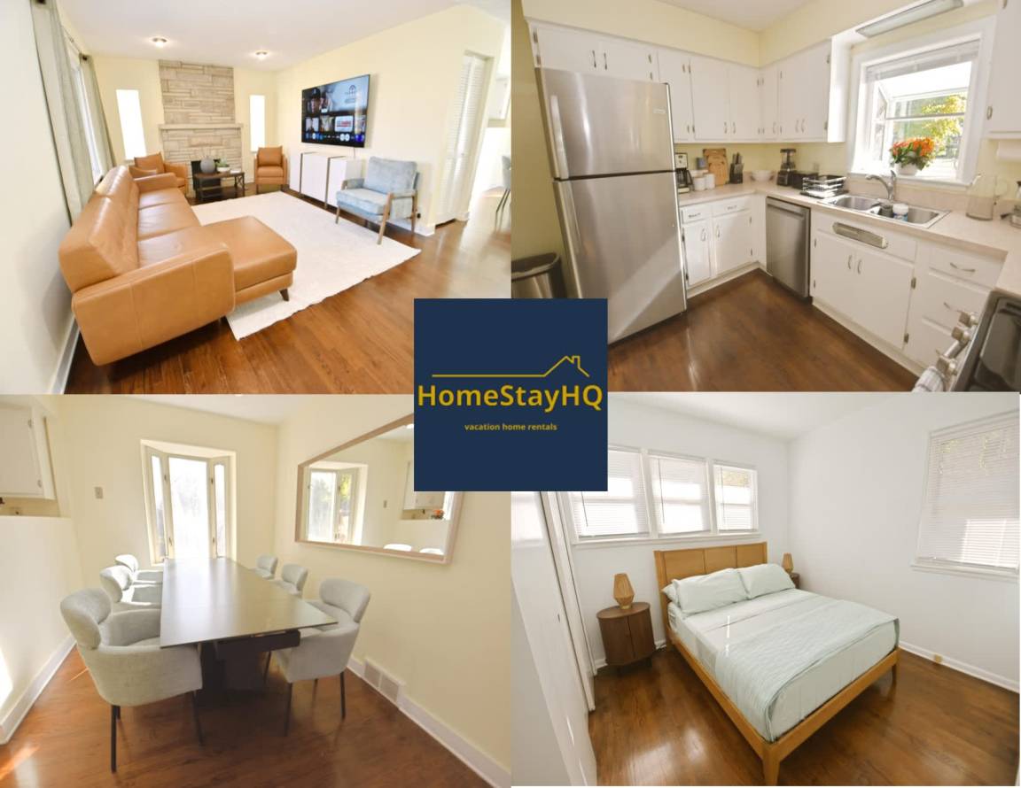 98 M² House ∙ 2 Bedrooms ∙ 4 Guests - South Bend, IN