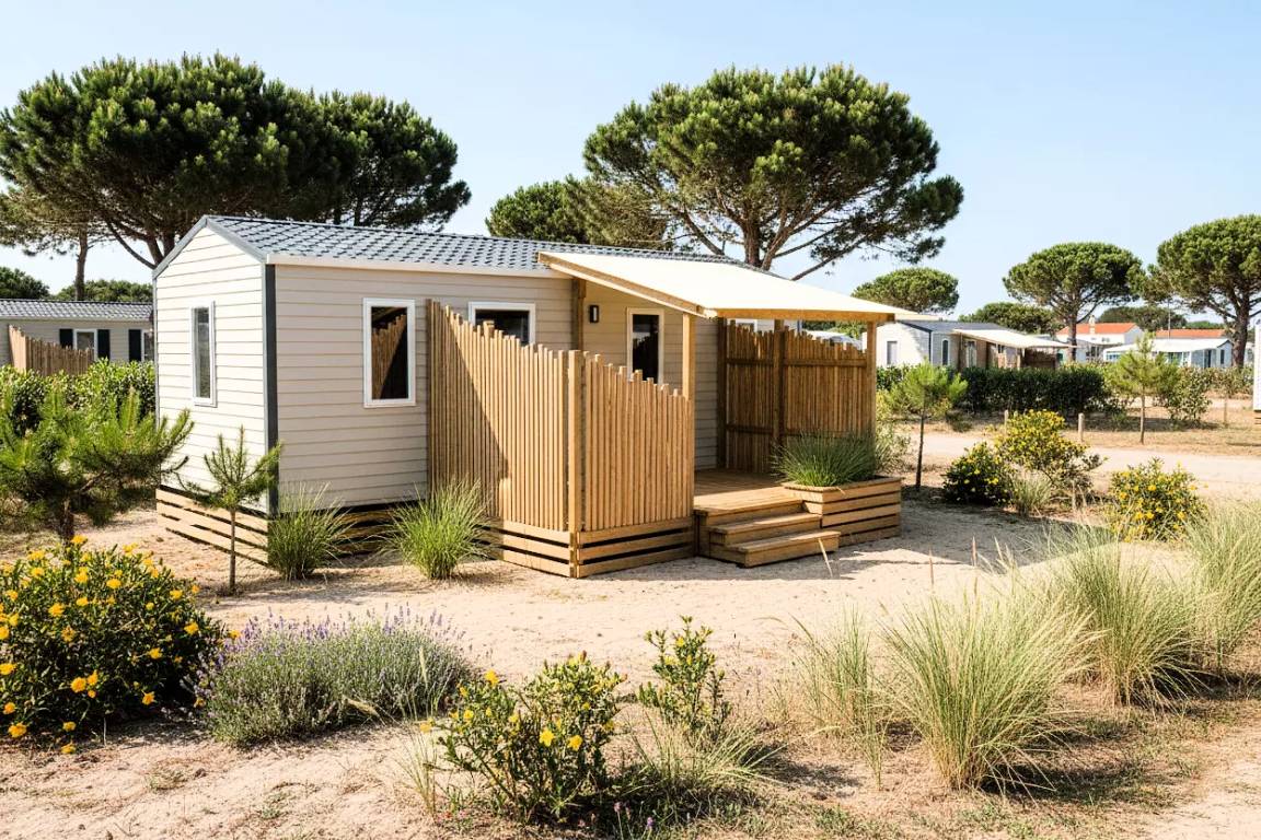 25 M² Mobil-home ∙ 2 Chambres ∙ 4 Personnes - Le Bois-Plage-en-Ré