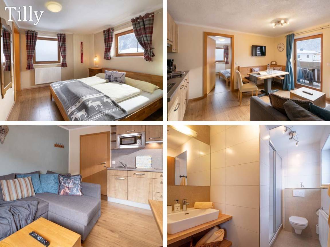 37 M² Ferienwohnung ∙ 1 Schlafzimmer ∙ 4 Gäste - Waidring