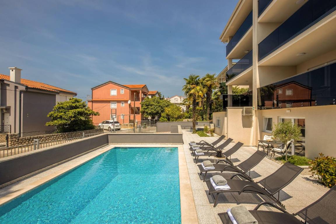 35 M² Ferienwohnung ∙ 1 Schlafzimmer ∙ 2 Gäste - Crikvenica