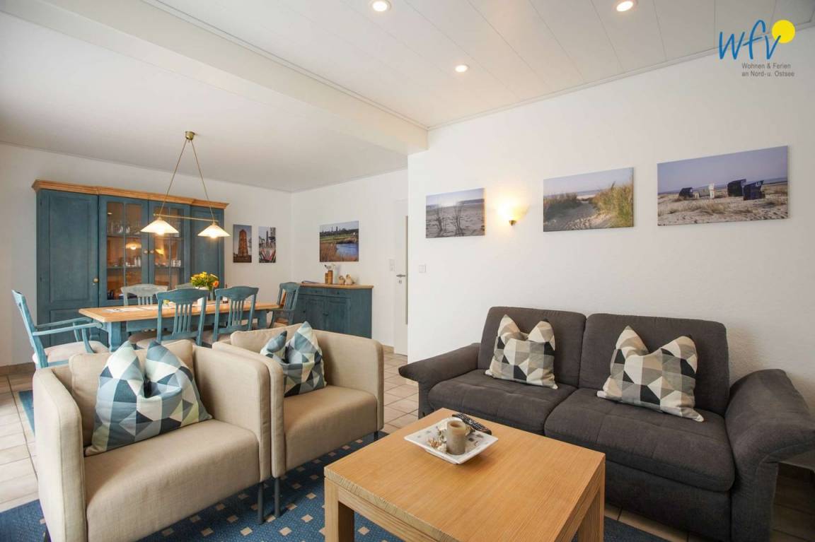 75 M² Ferienhaus ∙ 2 Schlafzimmer ∙ 5 Gäste - Borkum