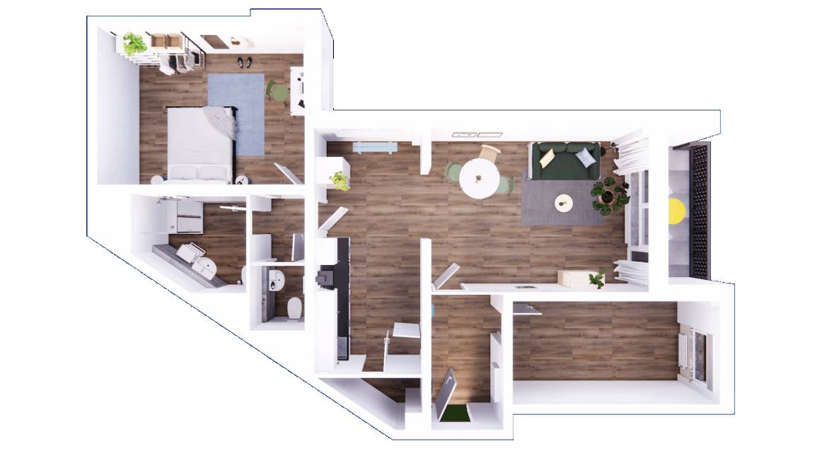 70 M² Apartment ∙ 2 Bedrooms ∙ 4 Guests - Aachen