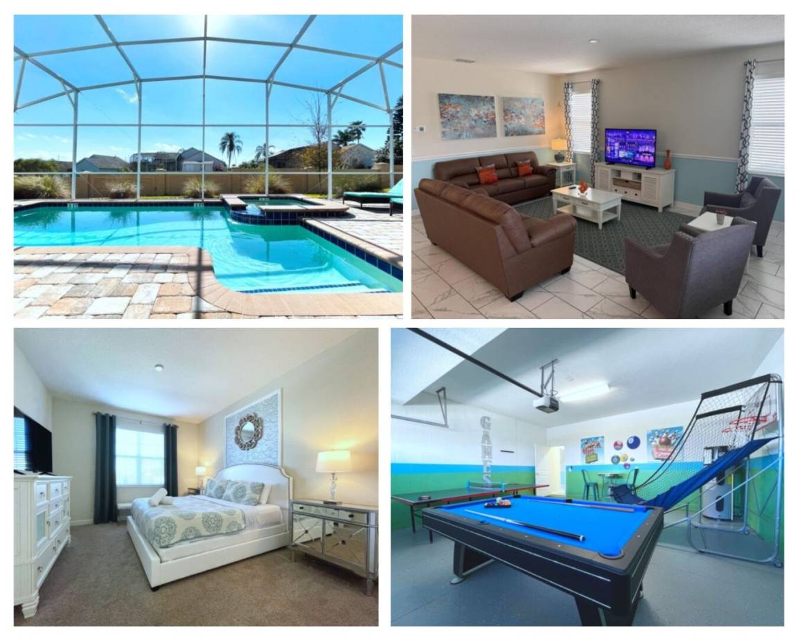 310 M² House ∙ 6 Bedrooms ∙ 14 Guests - Davenport, FL