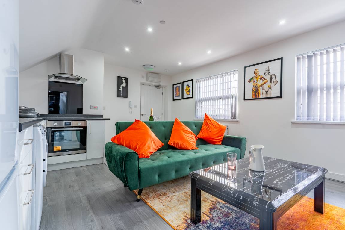 55 M² Apartamento ∙ 1 Habitación ∙ 4 Huéspedes - Estación de Birmingham New Street