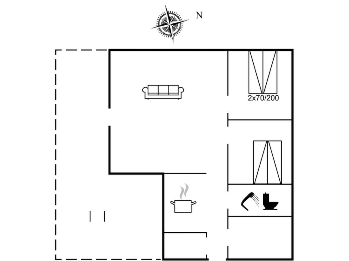78 M² Maison De Vacances ∙ 3 Chambres ∙ 5 Personnes - Blåvand