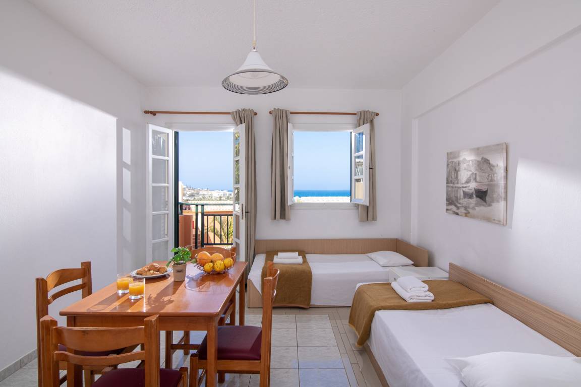 40 M² Ferienwohnung ∙ 2 Schlafzimmer ∙ 4 Gäste - Chersonisos