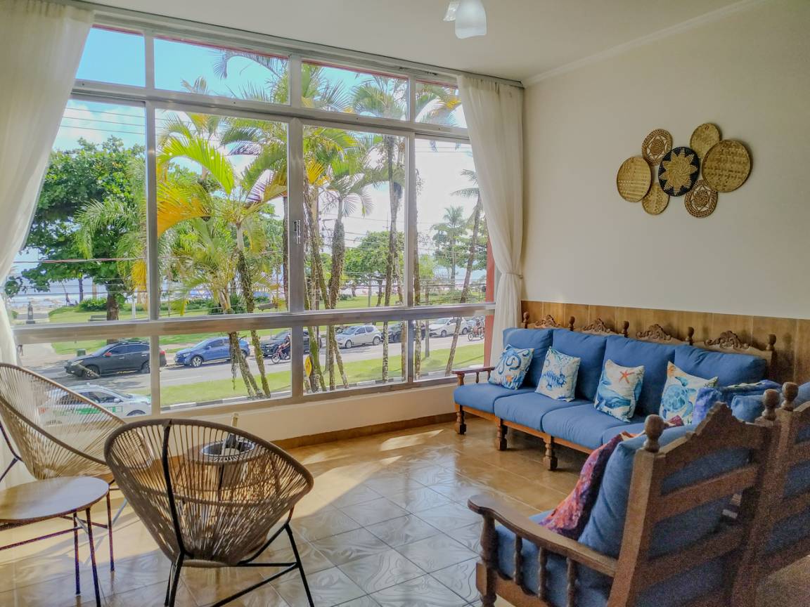90 M² Apartamento ∙ 3 Habitaciones ∙ 8 Huéspedes - Santos, Brasil