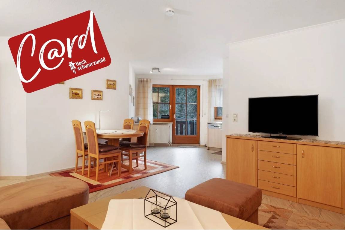 68 M² Ferienwohnung ∙ 1 Schlafzimmer ∙ 3 Gäste - Titisee-Neustadt