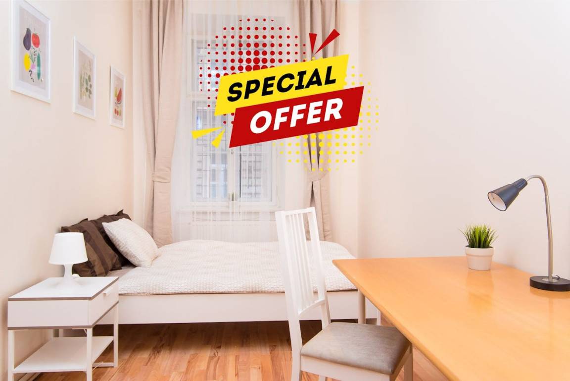 160 M² Private Room ∙ 1 Bedroom ∙ 1 Guest - Prague