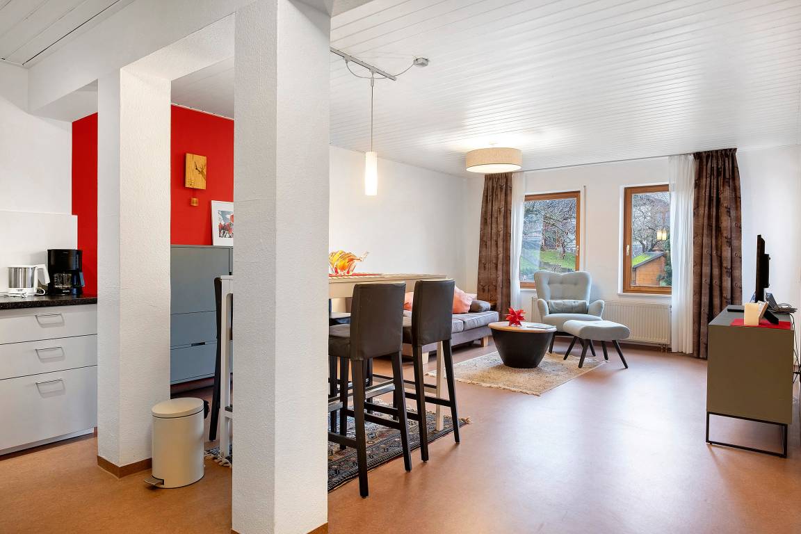 55 M² Ferienwohnung ∙ 1 Schlafzimmer ∙ 2 Gäste - Unterkirnach
