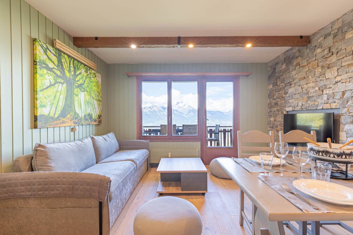 40 M² Studio Flat ∙ 4 Guests - Veysonnaz