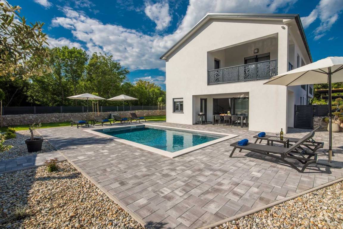 190 M² House ∙ 3 Bedrooms ∙ 6 Guests - Krk, Hırvatistan