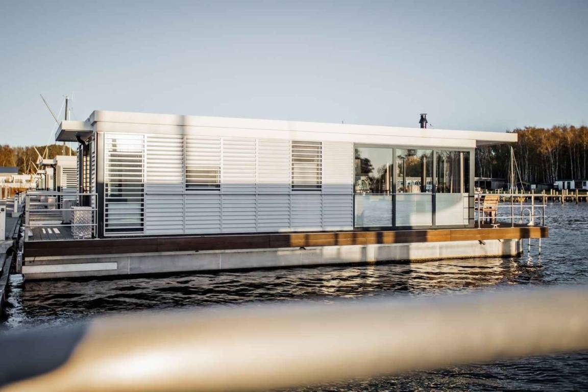 45 M² Hausboot ∙ 2 Schlafzimmer ∙ 4 Gäste - Wolgast