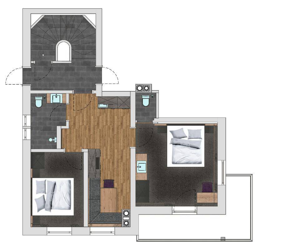 50 M² Apartment ∙ 2 Bedrooms ∙ 4 Guests - Ischgl