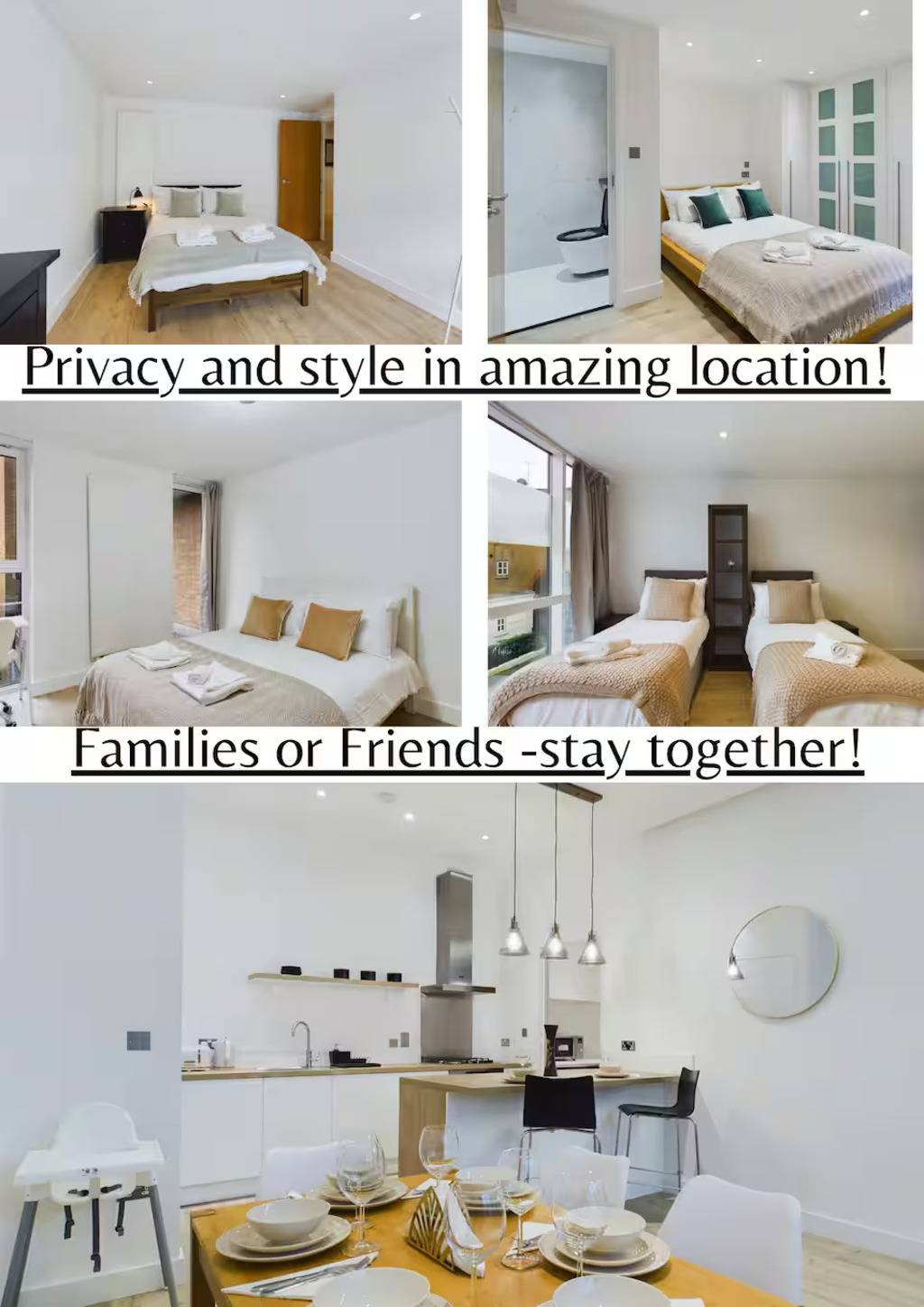 149 M² Apartment ∙ 4 Bedrooms ∙ 9 Guests - London