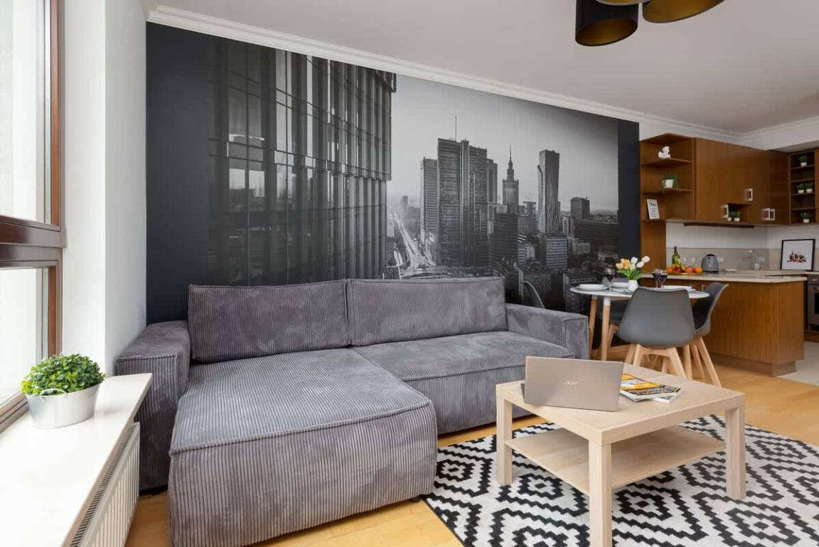 42 M² Apartamento ∙ 1 Habitación ∙ 4 Huéspedes - Varsovia