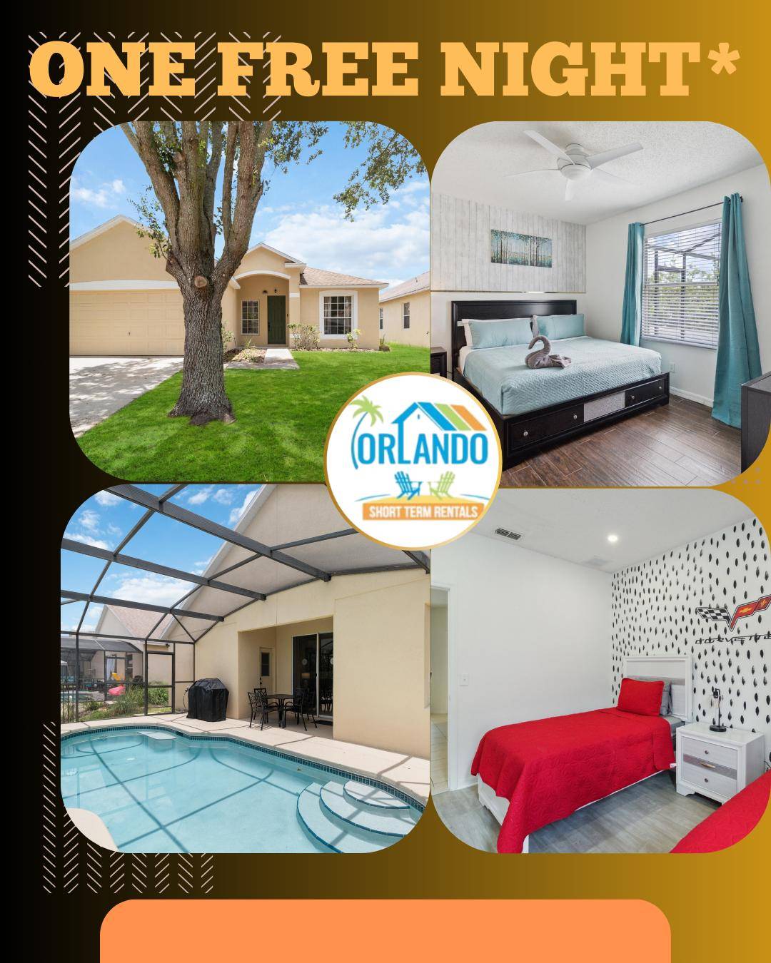 177 M² Casa ∙ 5 Habitaciones ∙ 10 Huéspedes - Haines City, FL