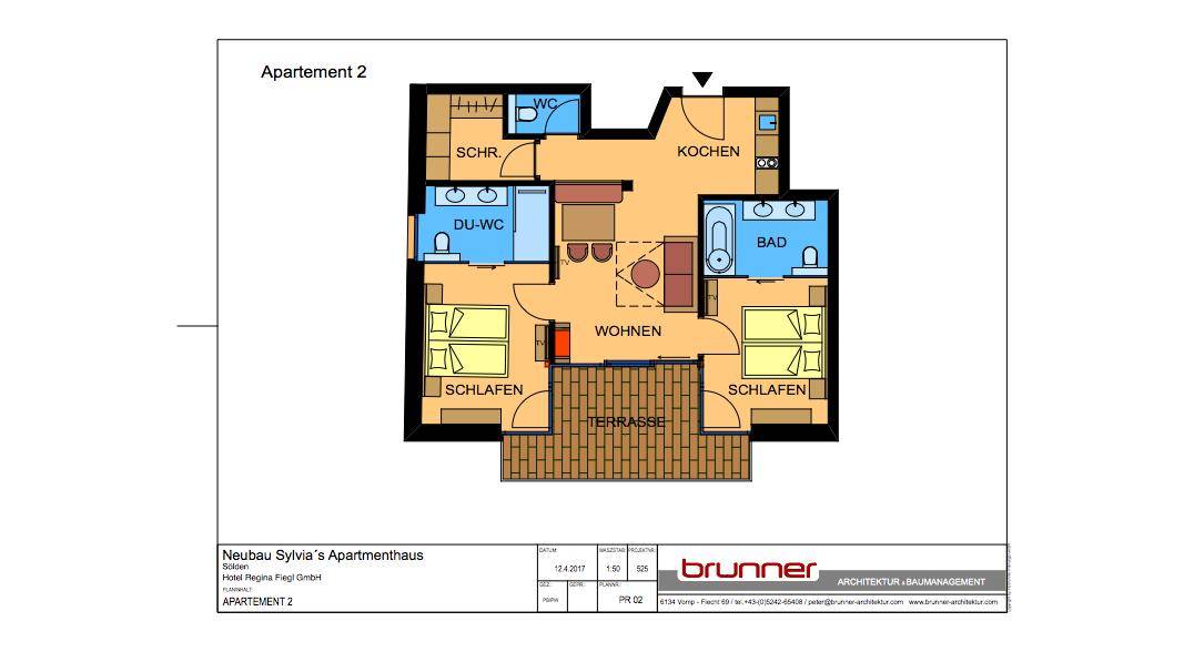70 M² Appartement ∙ 2 Chambres ∙ 4 Personnes - Hochgurgl