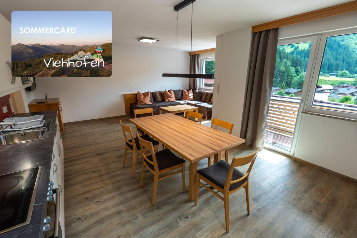 75 M² Ferienwohnung ∙ 2 Schlafzimmer ∙ 6 Gäste - Viehhofen
