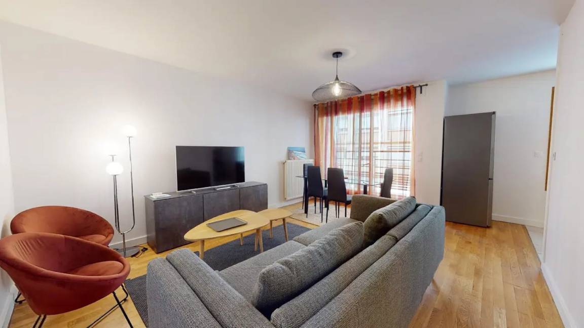 66 M² Apartamento ∙ 2 Habitaciones ∙ 2 Huéspedes - Lyon