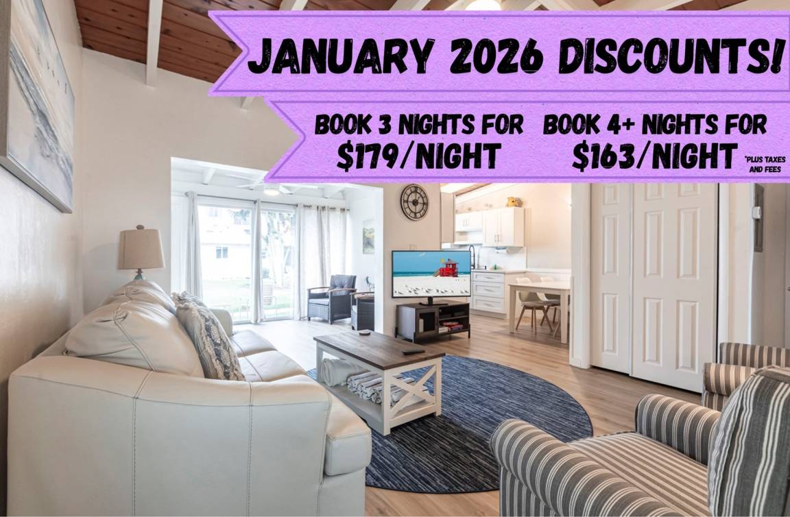 Villa ∙ 1 Bedroom ∙ 4 Guests - Siesta Key, FL