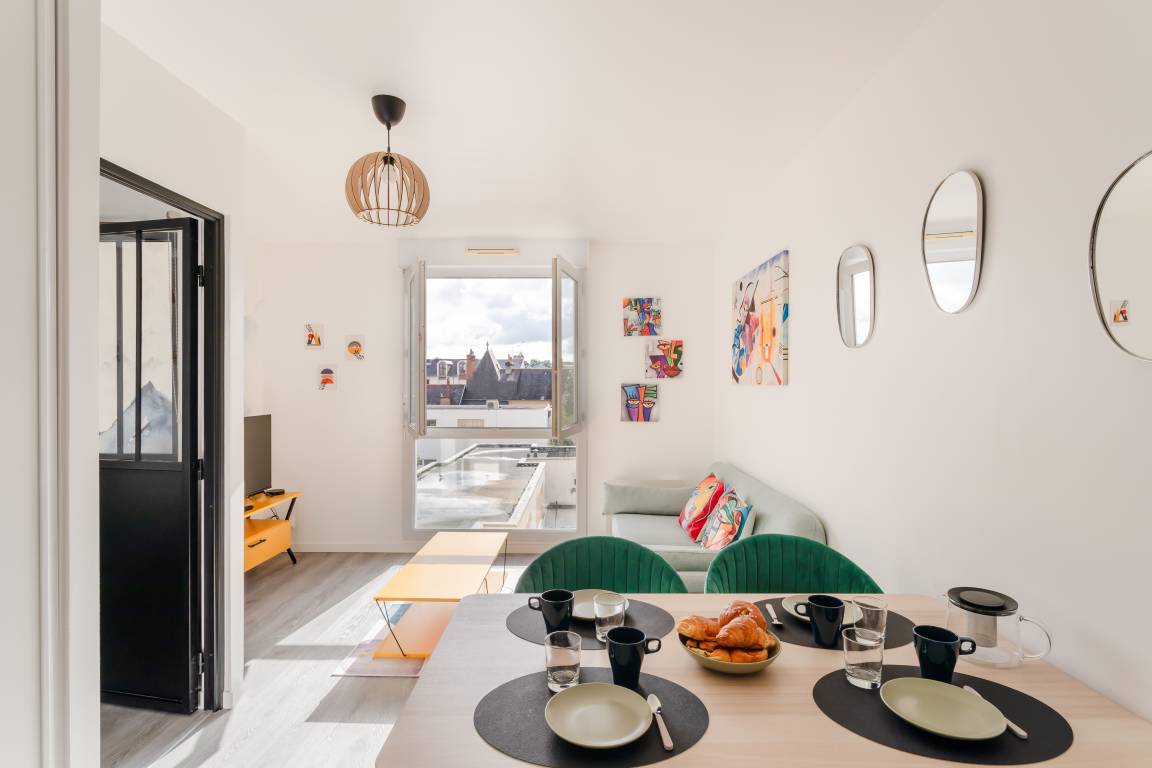 44 M² Appartement ∙ 2 Chambres ∙ 4 Personnes - Rennes
