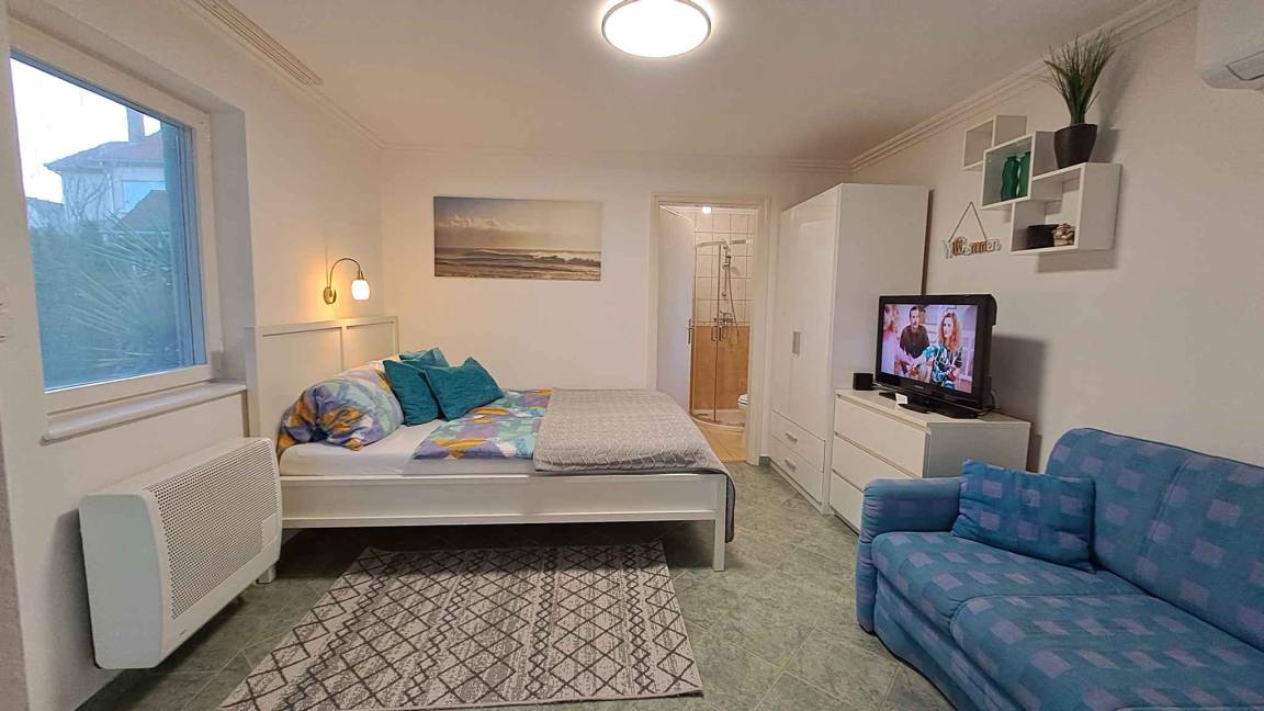 30 M² Studio Flat ∙ 3 Guests - Szigliget