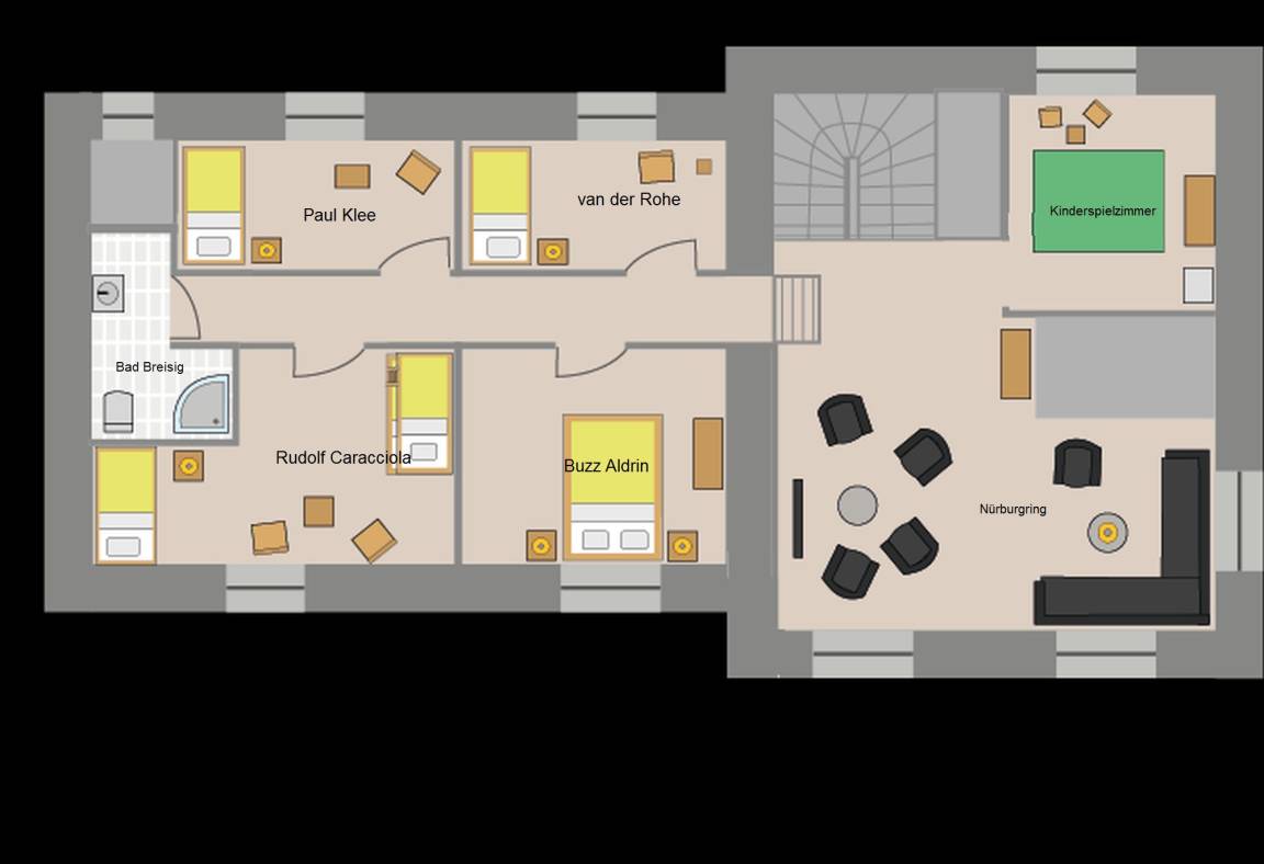 380 M² Casa ∙ 15 Habitaciones ∙ 30 Huéspedes - Vianden