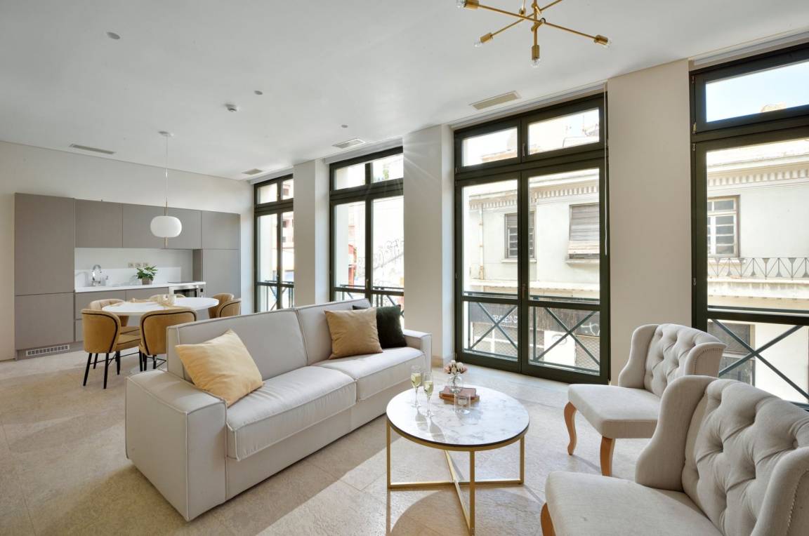 100 M² Villa ∙ 2 Schlafzimmer ∙ 6 Gäste - Athen