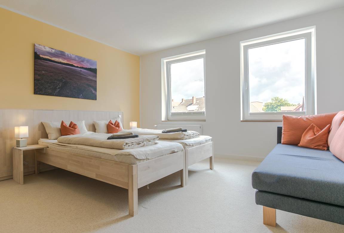 20 M² Hotel ∙ 1 Quarto ∙ 3 Hóspedes - Uelzen
