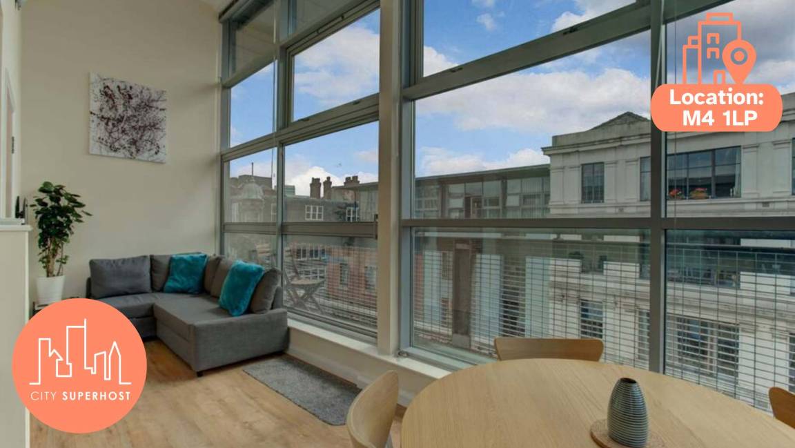 65 M² Apartamento ∙ 1 Habitación ∙ 4 Huéspedes - Manchester