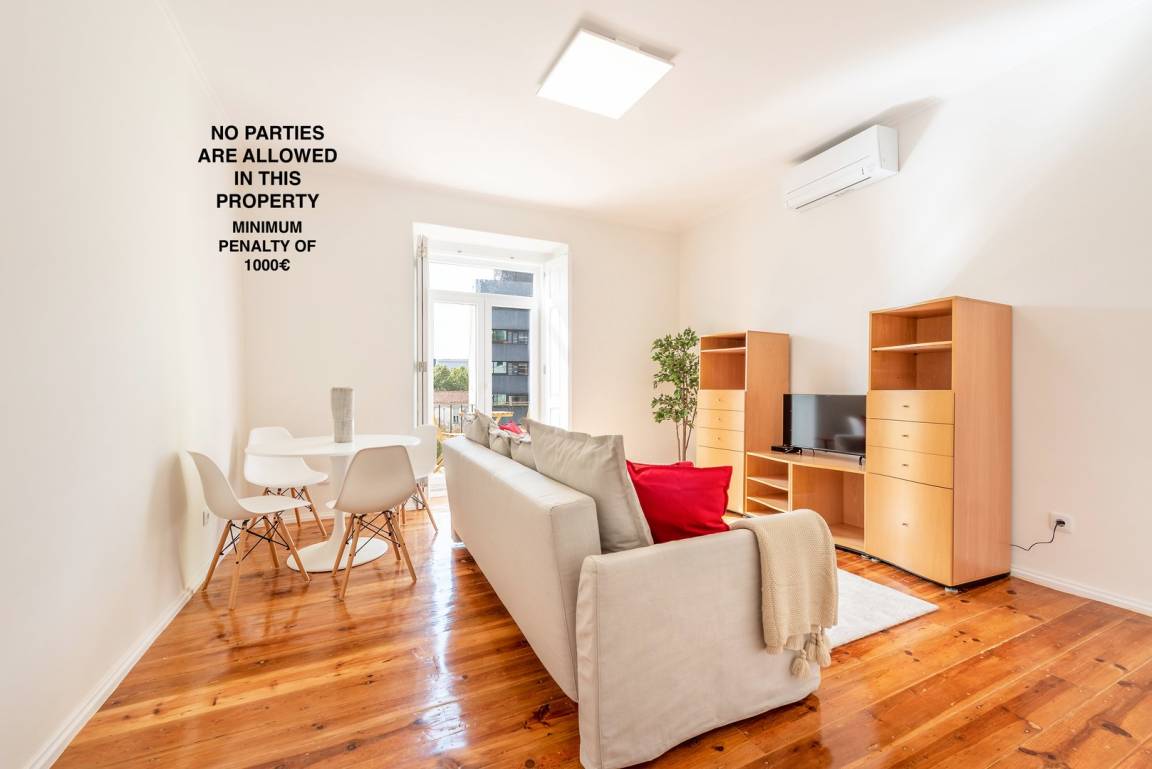 81 M² Apartamento ∙ 3 Habitaciones ∙ 7 Huéspedes - Lisbon