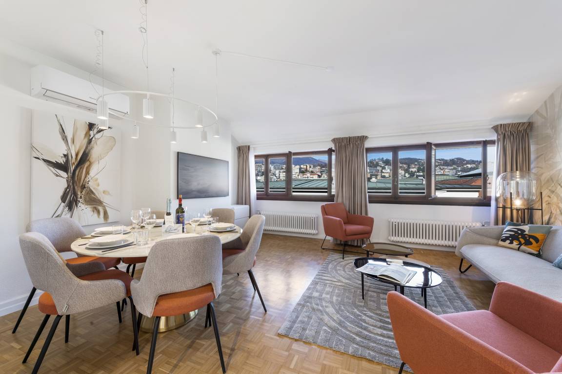 124 M² Ferienwohnung ∙ 3 Schlafzimmer ∙ 6 Gäste - Lugano