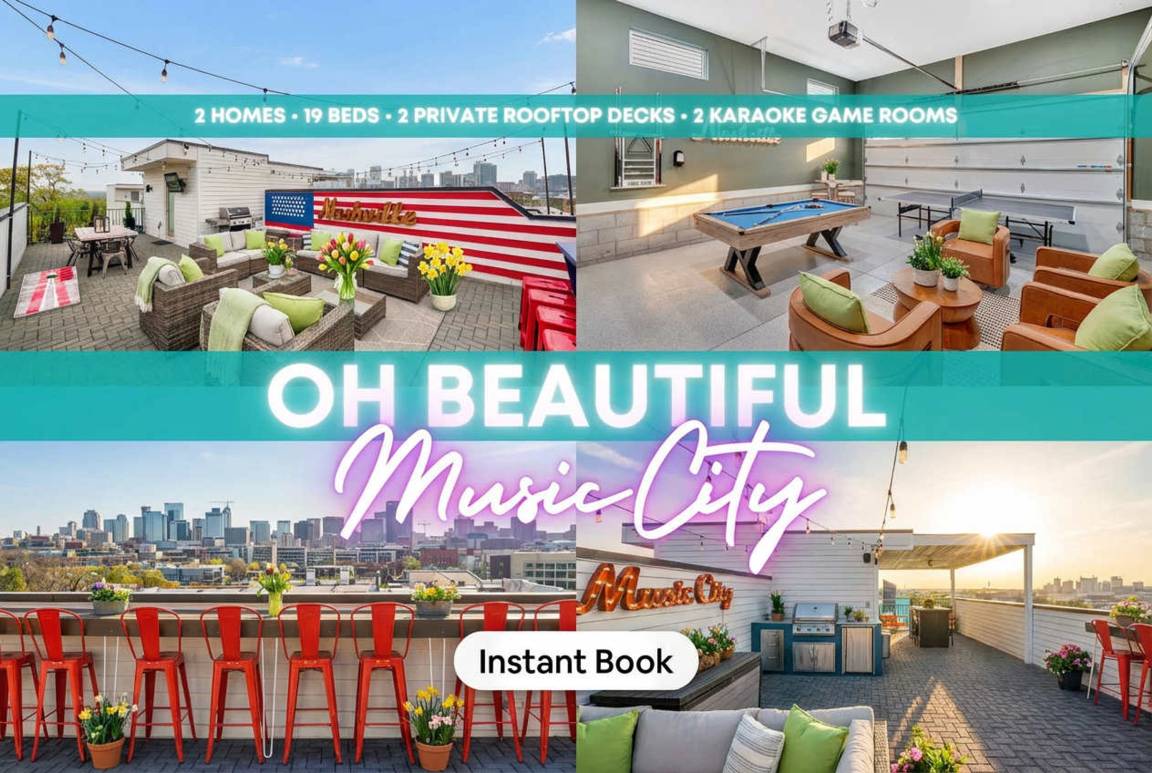 Apartment ∙ 8 Bedrooms ∙ 24 Guests - Nashville, TN