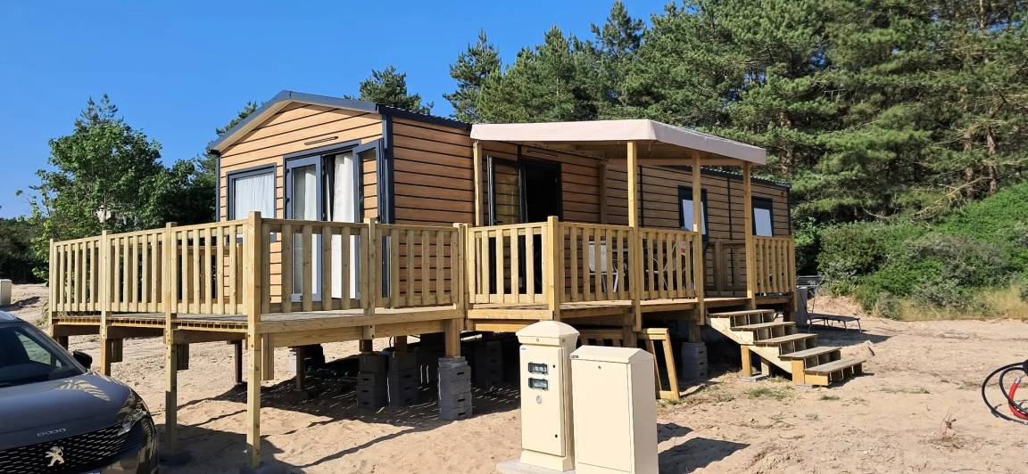 48 M² Asuntovaunu ∙ 1 Makuuhuone ∙ 4 Vierasta - Camiers