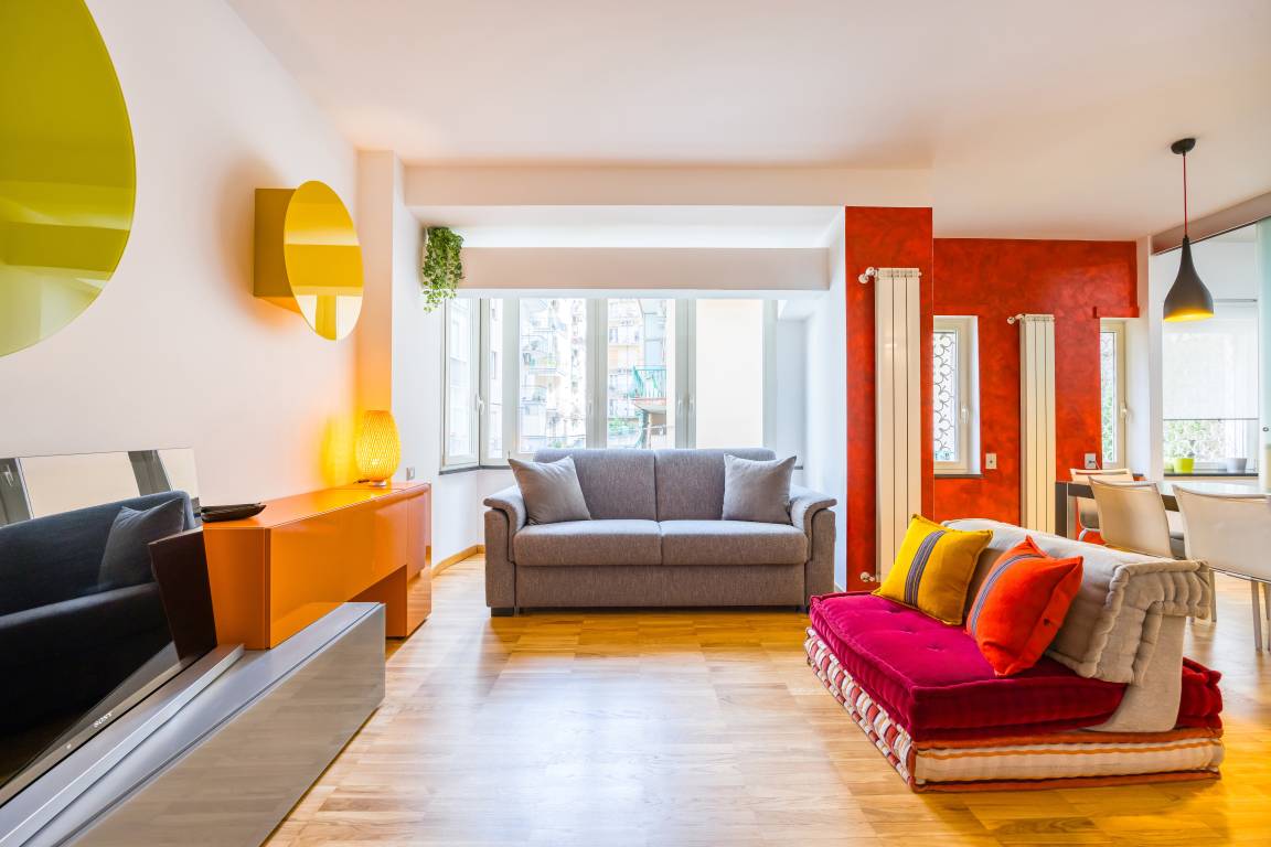 70 M² Ferienwohnung ∙ 2 Schlafzimmer ∙ 5 Gäste - Neapel