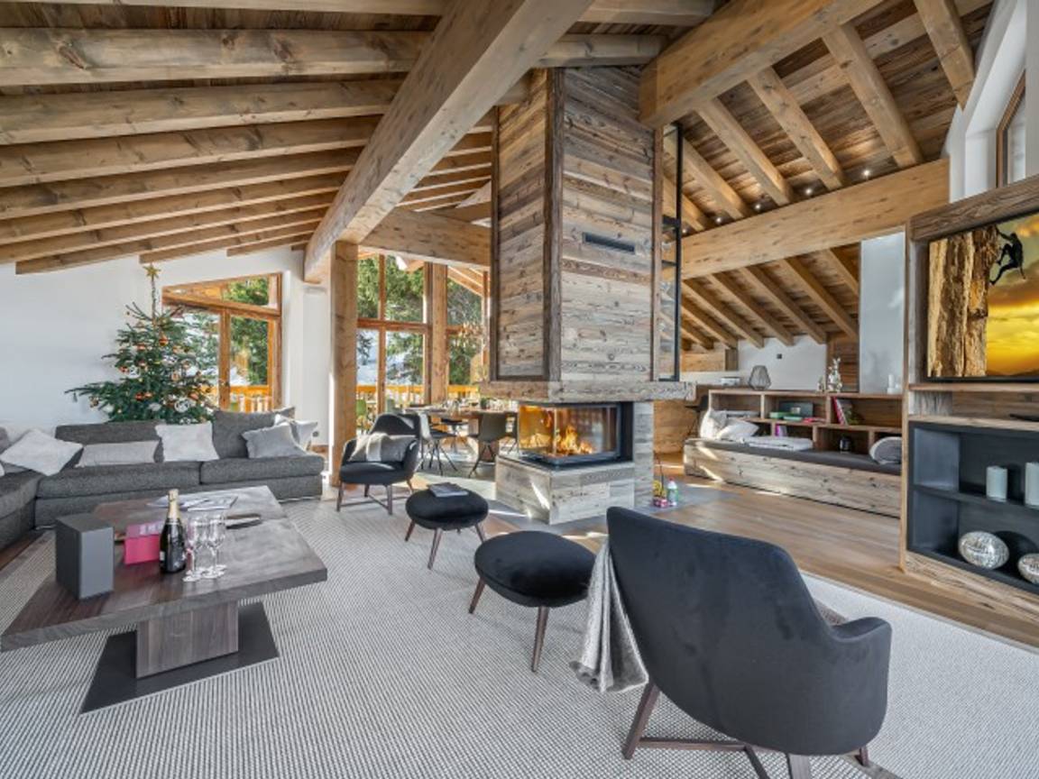 325 M² Chalet ∙ 6 Habitaciones ∙ 14 Huéspedes - Courchevel 1850