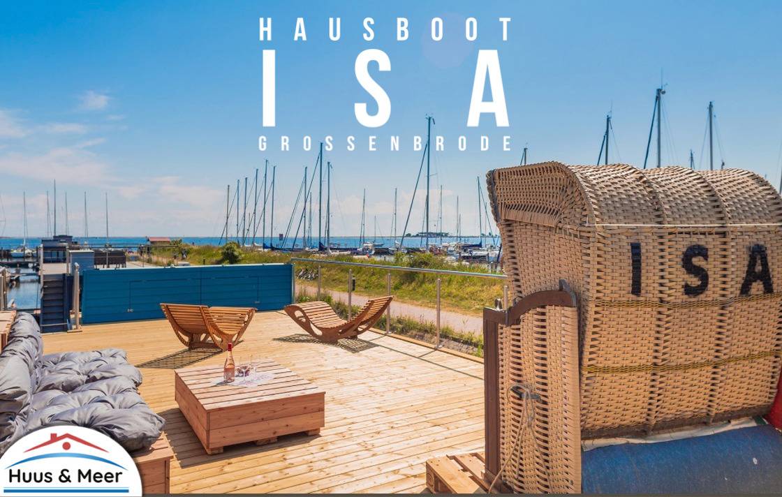 45 M² Hausboot ∙ 2 Schlafzimmer ∙ 5 Gäste - Heiligenhafen