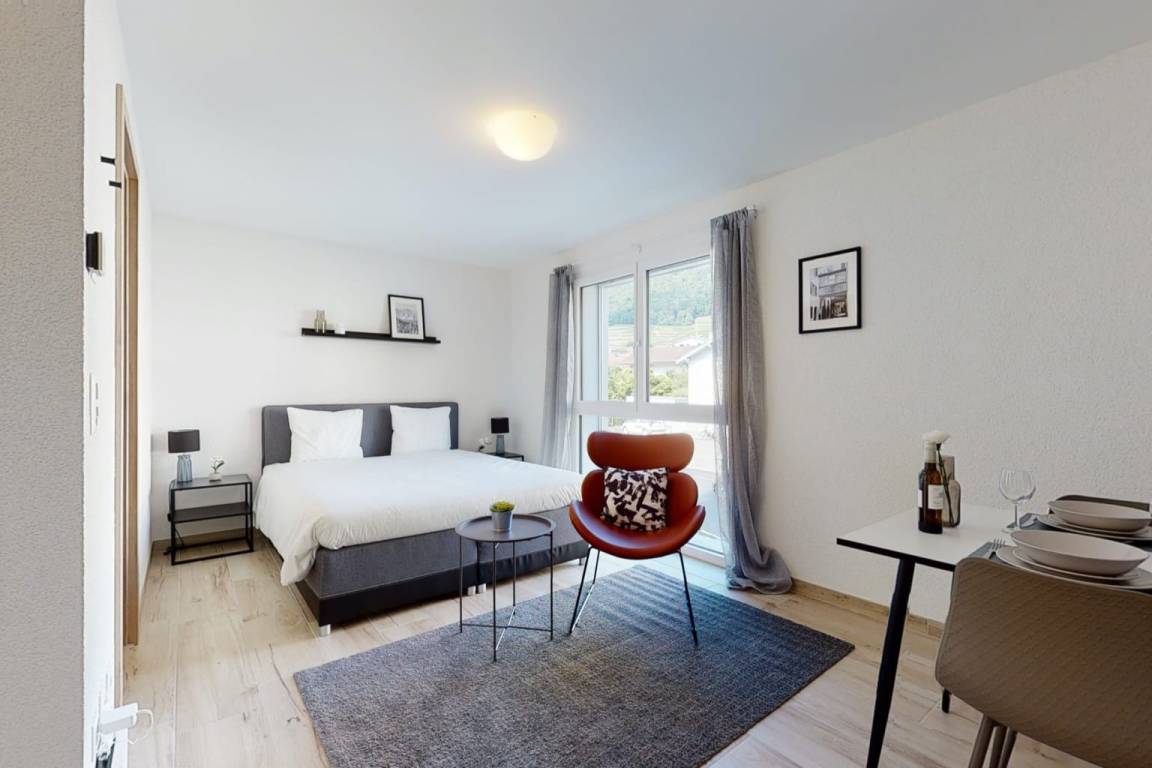 20 M² Studio ∙ 1 Schlafzimmer ∙ 2 Gäste - Aigle