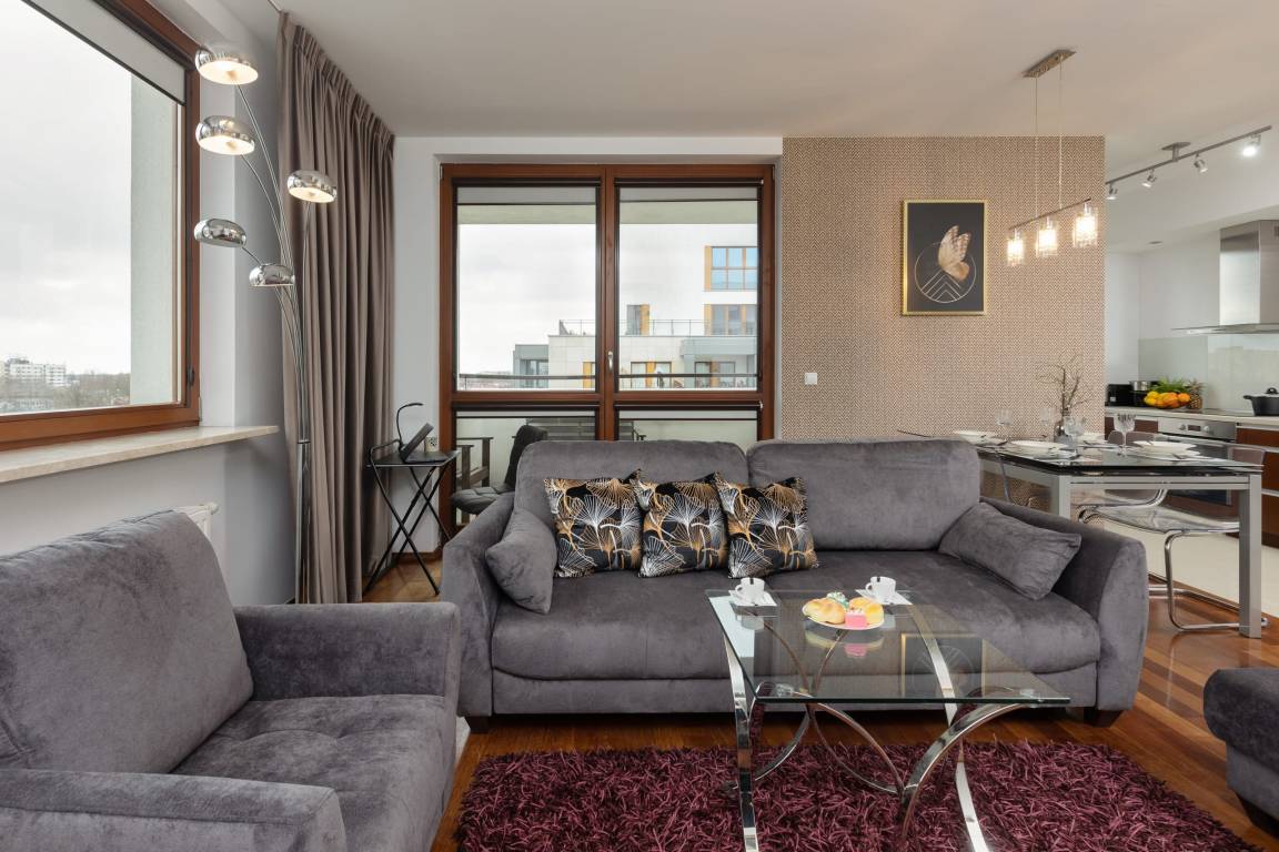 57 M² Appartement ∙ 1 Chambre ∙ 4 Personnes - Aéroport de Varsovie-Chopin (WAW)