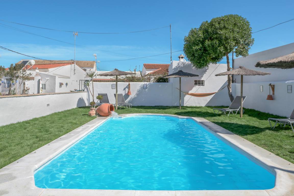 80 M² Ferienhaus ∙ 2 Schlafzimmer ∙ 5 Gäste - El Palmar de Vejer