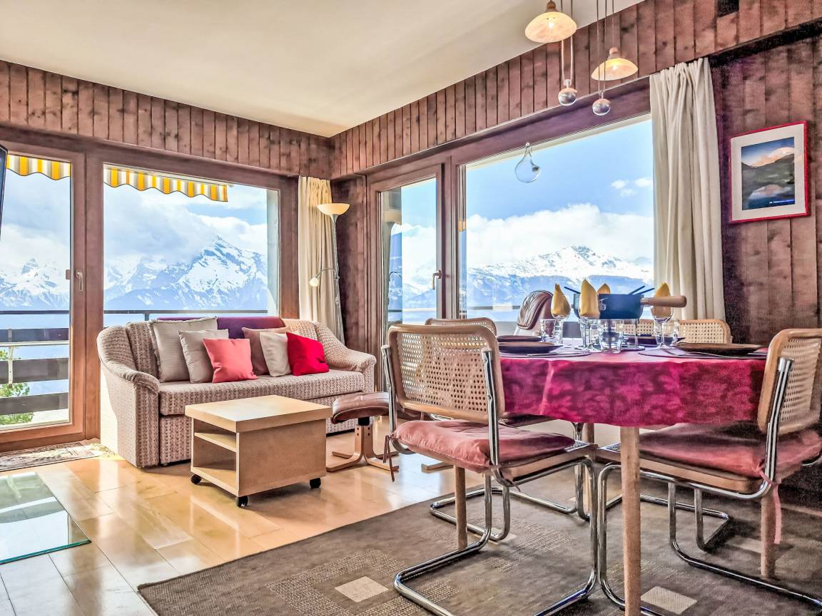 45 M² Ferienwohnung ∙ 1 Schlafzimmer ∙ 4 Gäste - Veysonnaz