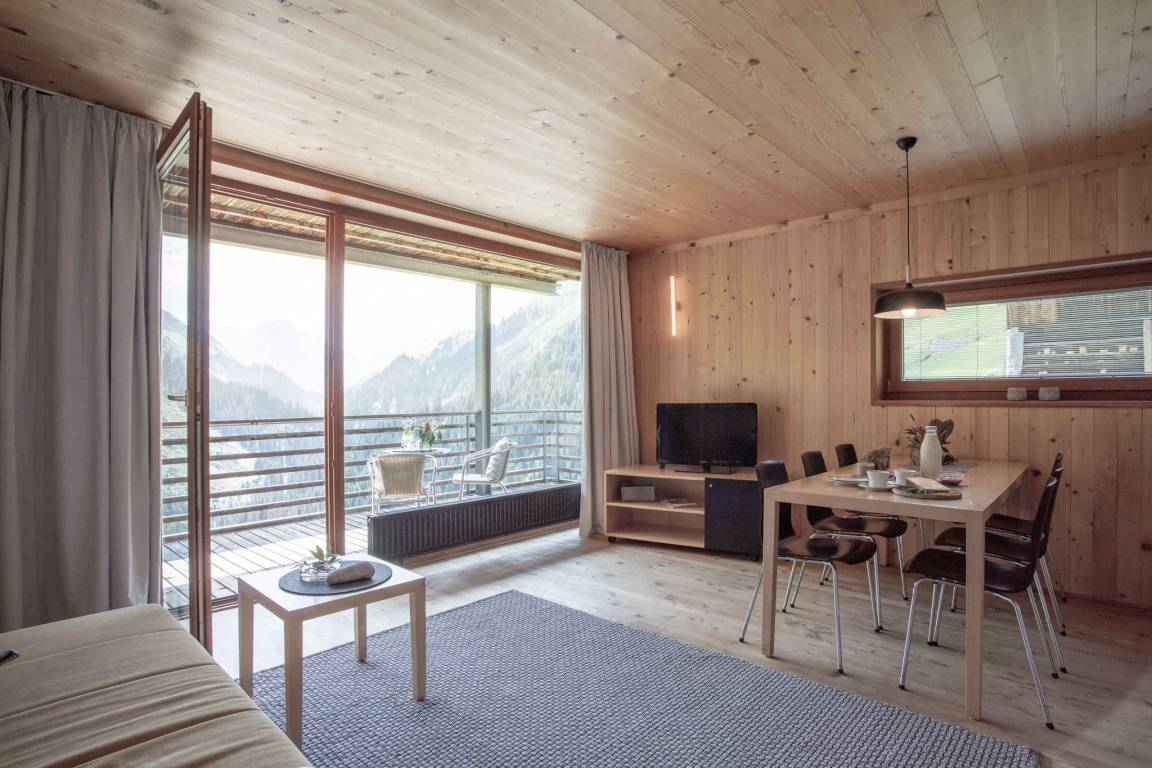 30 M² Ferienwohnung ∙ 1 Schlafzimmer ∙ 4 Gäste - Gemeinde Warth