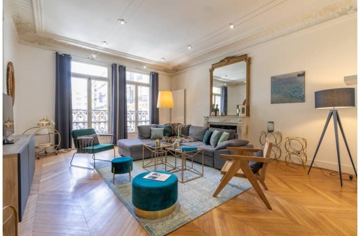 180 M² Apartamento ∙ 3 Habitaciones ∙ 6 Huéspedes - París
