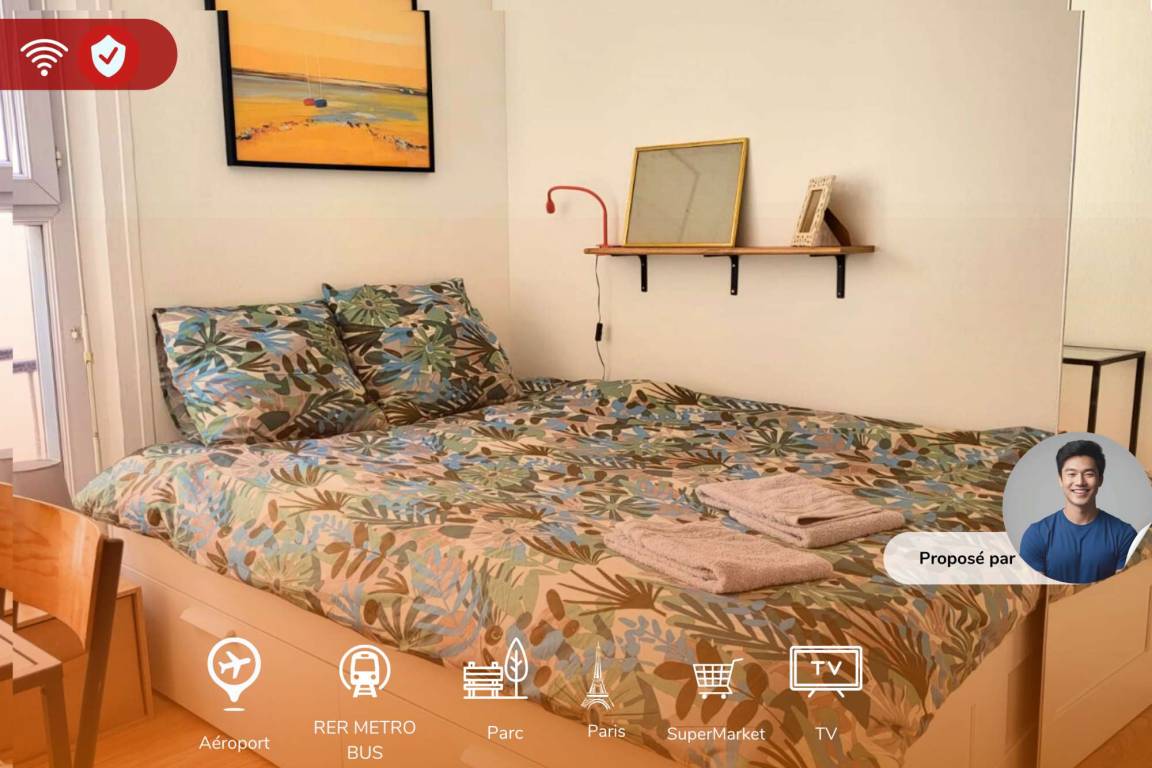 20 M² Appartement ∙ 1 Chambre ∙ 2 Personnes - Cachan