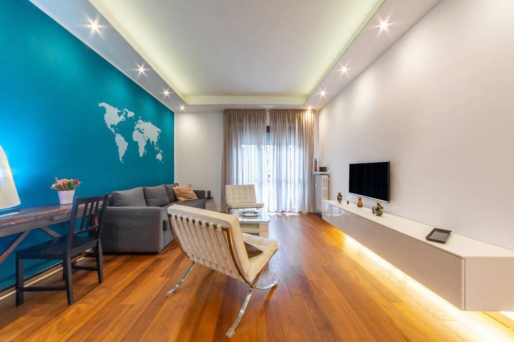 101 M² Appartement ∙ 2 Chambres ∙ 5 Personnes - Milan