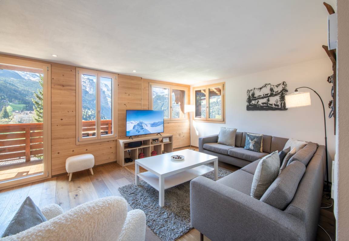 90 M² Apartment ∙ 3 Bedrooms ∙ 6 Guests - Mürren