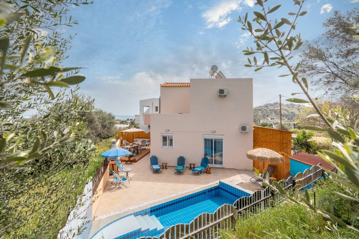 79 M² Villa ∙ 3 Sovrum ∙ 6 Gäster - Lindos